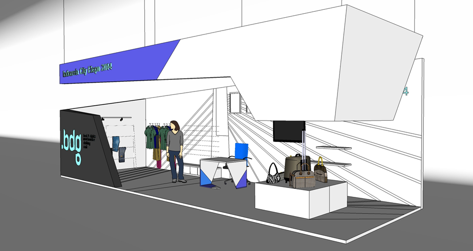Booth 3D Design for Indonesia City Expo 2014 – Ruang Kolaborasa